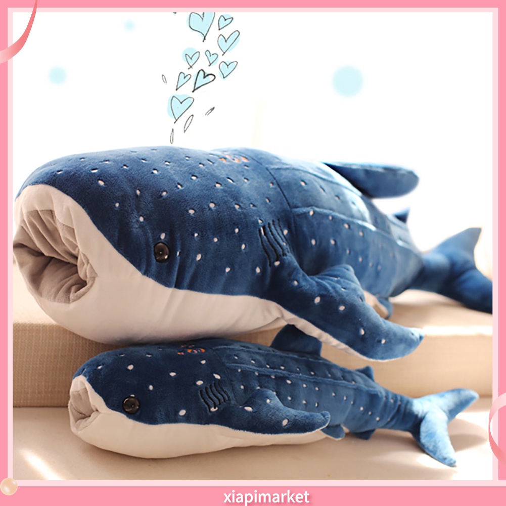 XP & Cute Shark Plush Toy Big Fish Cloth Doll Whale Stuffed Children ...