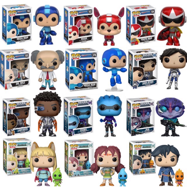 {PRE-ORDER} Funko Pop! Games : Mega Man , Mass Effect Andromeda , Ni No ...