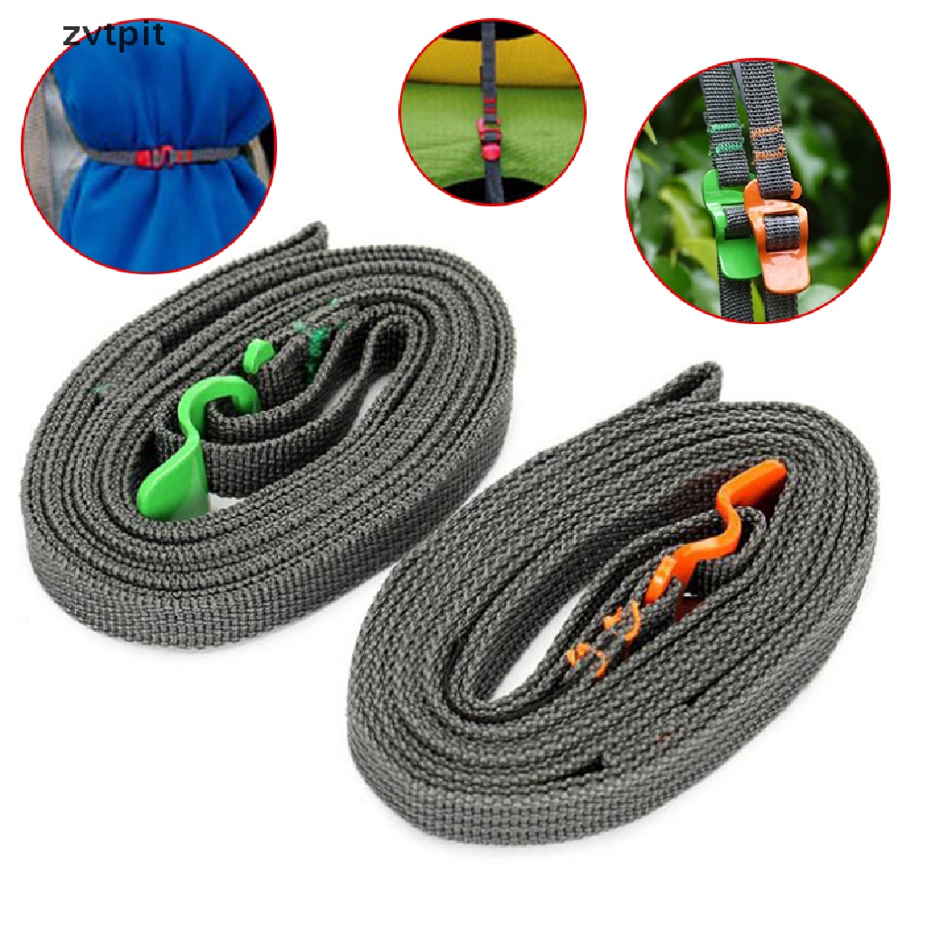 [ZVPT] 2M Load 125kg Durable Nylon Cargo Tie Down Luggage Lash Belt ...