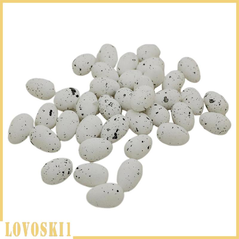 100pcs artificial fake eggs quail pigeon egg photography props decors ...