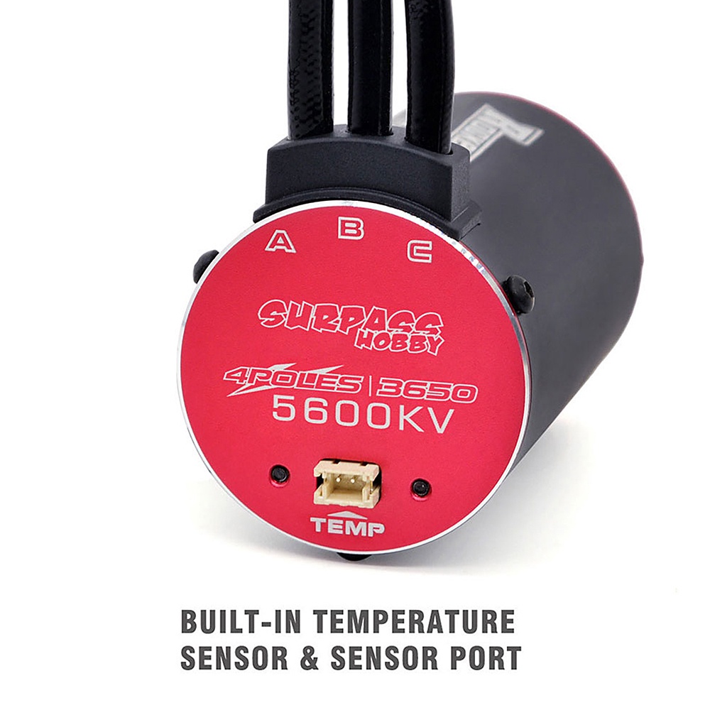 Rocket V2 supersonic Brushless Motor wTemperature Sensor 3650 3660 3665 ...