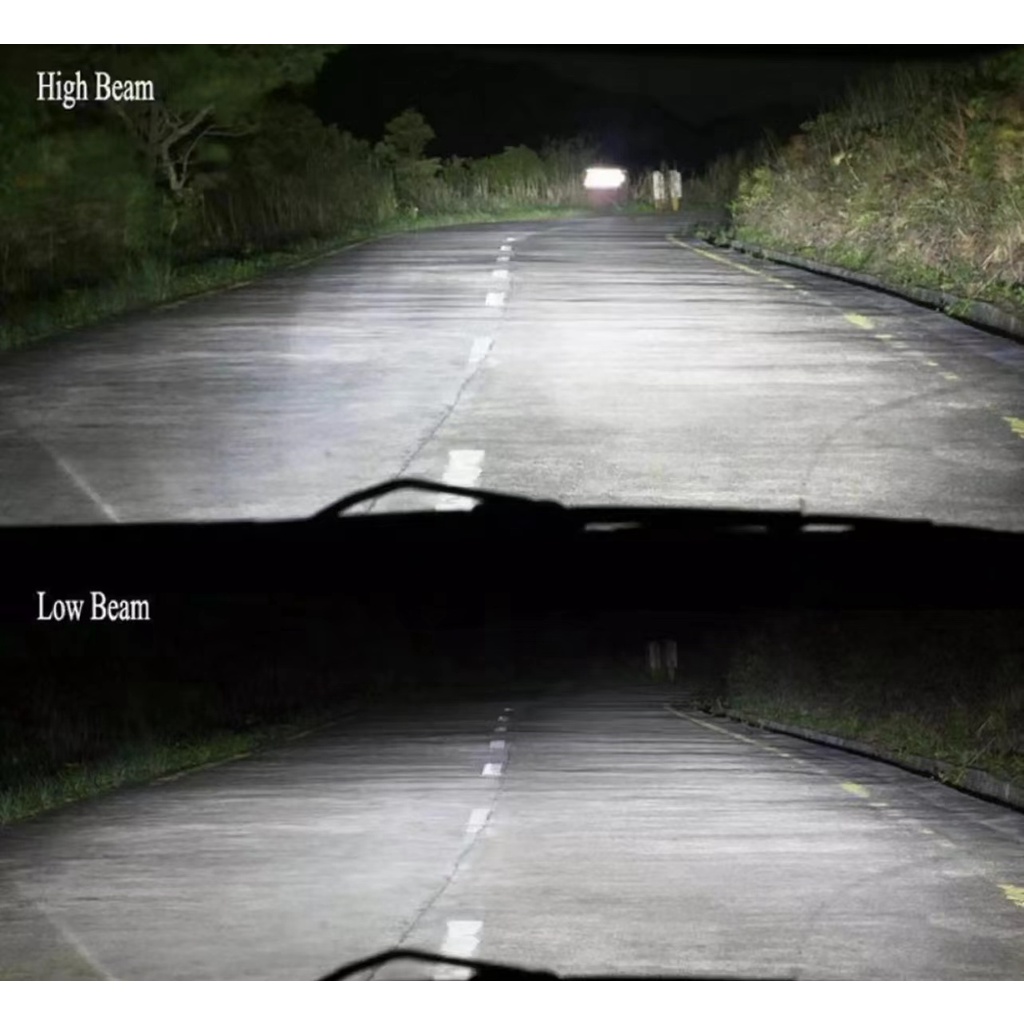 2PCS C6 LED Headlight H11 H8 H9 H9006 9005 H3 Car Headlight LED Bulb ไฟ ...