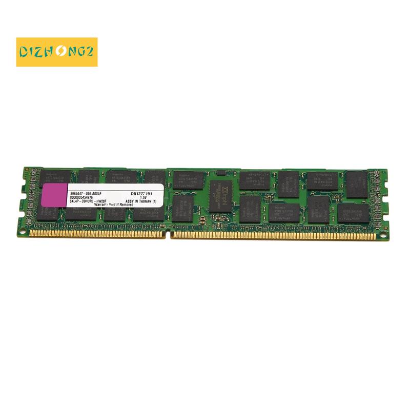 หน่วยความจําแรม 4GB DDR3 REG 1333MHz PC3-10600 1.5V DIMM 240 Pins ...
