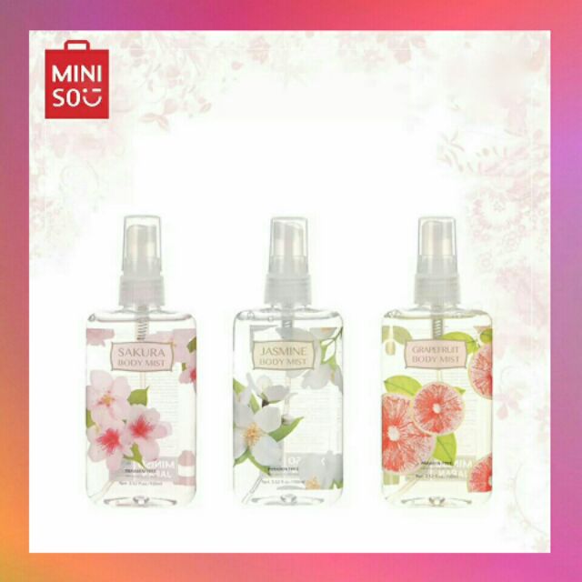 Body Mist น้ำหอม Miniso ปริมาณ 100ml. | Shopee Thailand