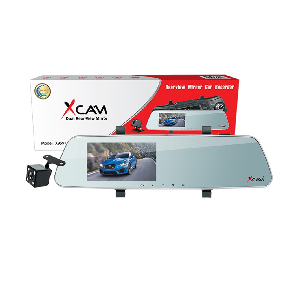 XCAM กล้องติดรถยนต์ รุ่น X959 FHD1080P 30Fps Dual Camera หน้าจอใหญ่ 4.5 ...