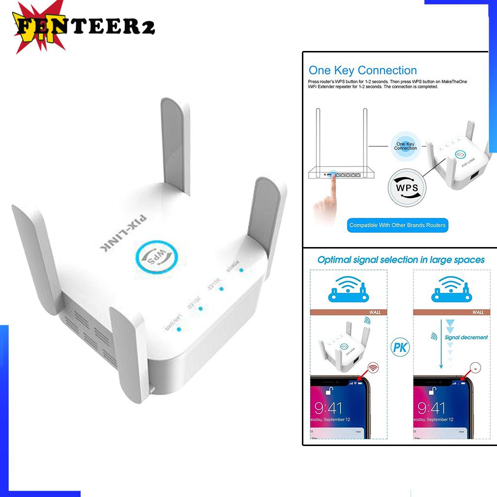 Fenteer2 3c 1200M Dual Frequency Wireless WiFi Signal Extension ...