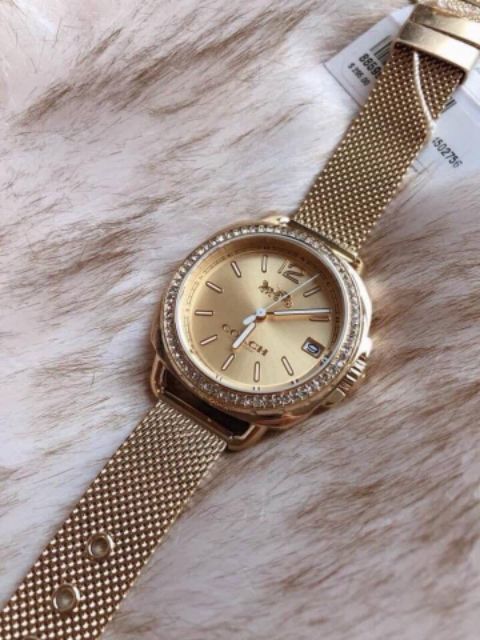 นาฬากา coach แท้ ????% ตัวเรือนสแตนเลสสีทอง - karnklao_p - ThaiPick