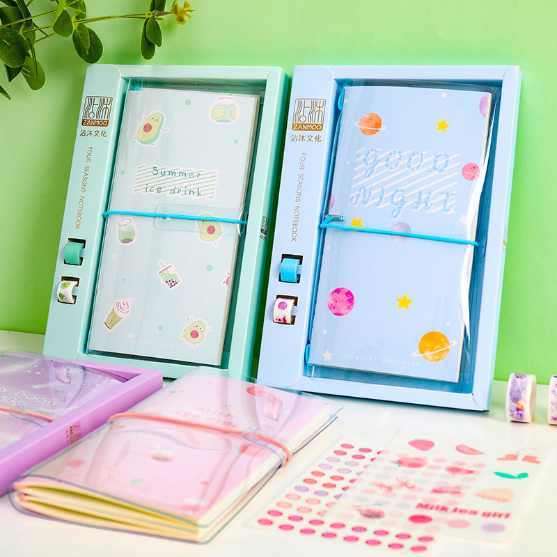 Z0049 hand account book set Net Red Girl heart cute student hand ...