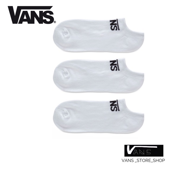 ถุงเท้าVANS CLASSIC KICK SOCKS WHITE (3 PACK)สินค้ามีประกันแท้ - s ...