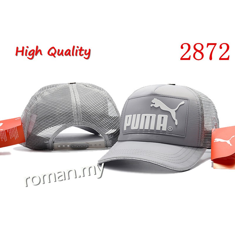 Premium PUMA Mesh Baseball Cap Men Women Puma Cat Logo Golf Running ...