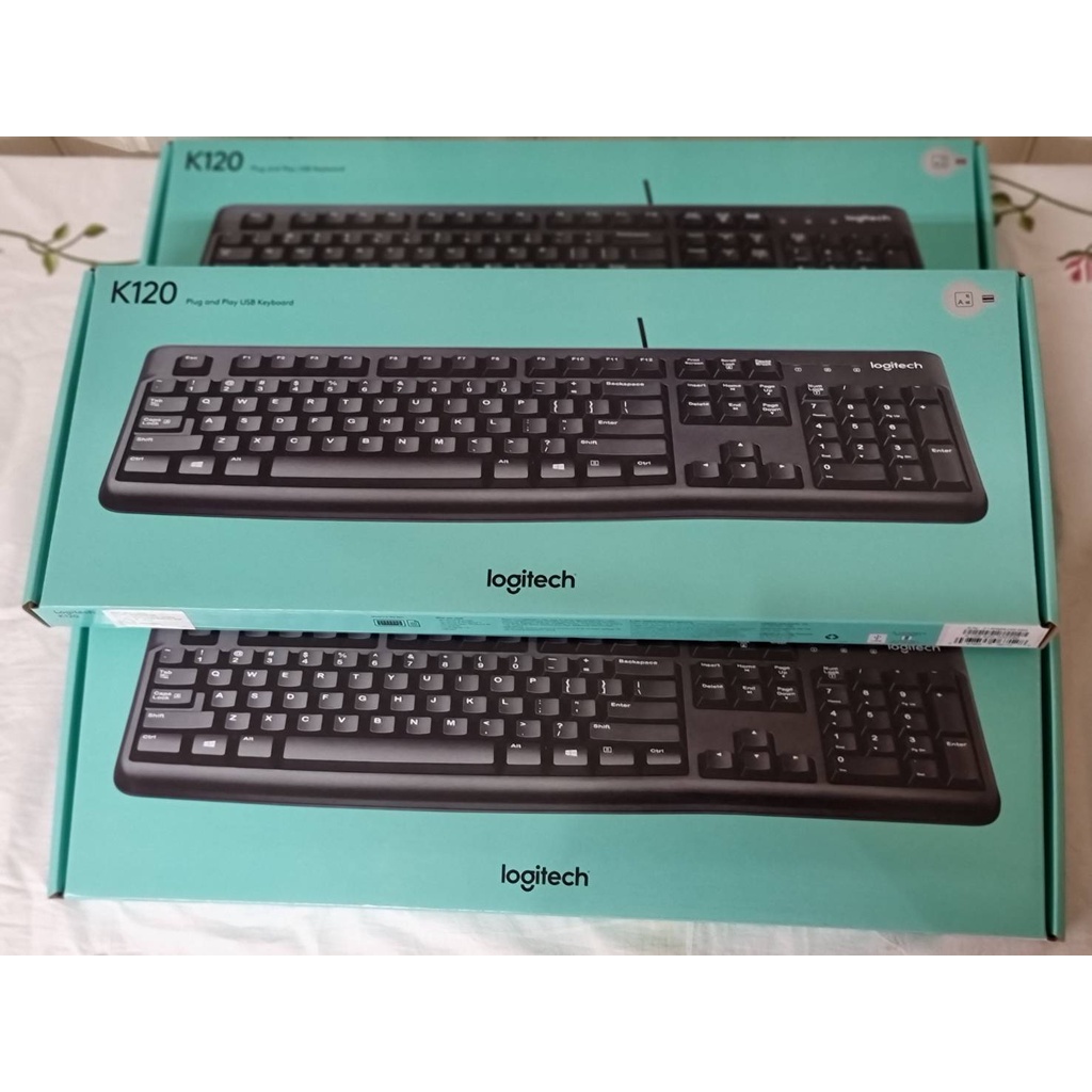 USB Keyboard LOGITECH (K120) Black - kipling107 - ThaiPick