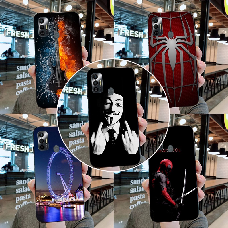 เคสซิลิโคน ลายสไปเดอร์แมน สําหรับ Tecno Spark 7 Kf6j Spark 7p Jf7j
