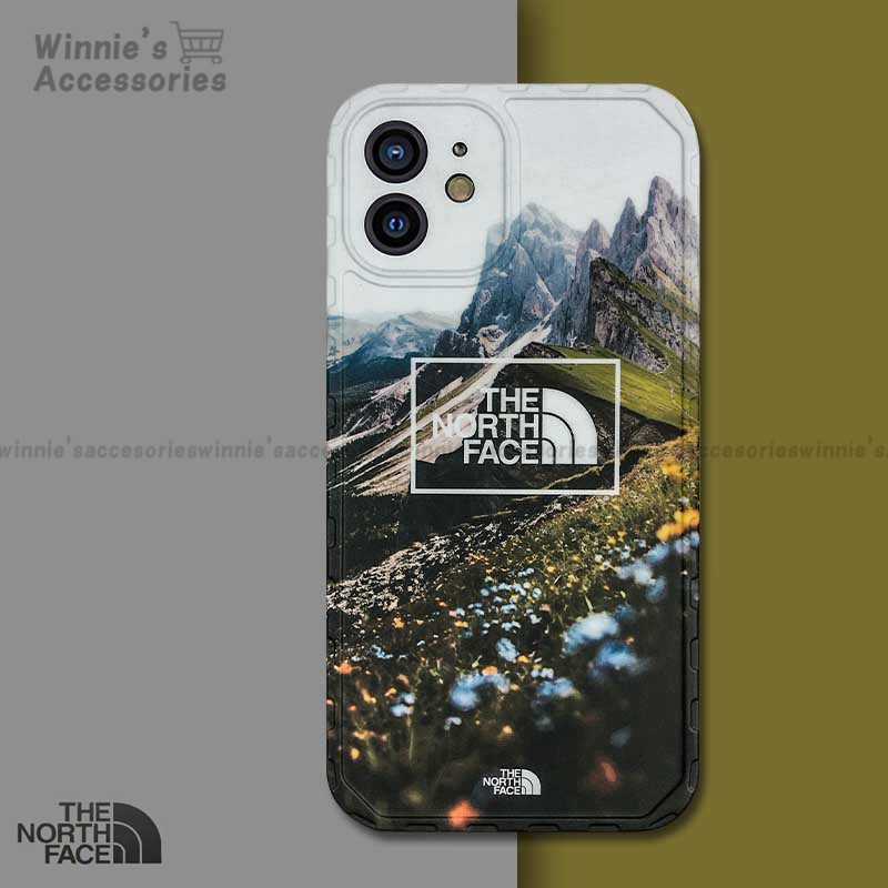 เคส North Face iPhone 12 Snow Mountain ฝาครอบป้องกัน สำหรับ iPhone 11 ...