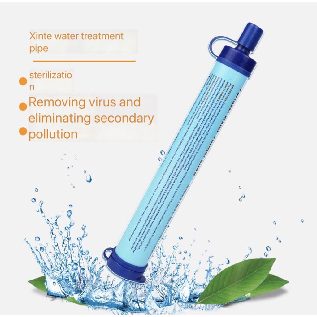 Outdoor ultrafiltration water purification straw life emergency water ...