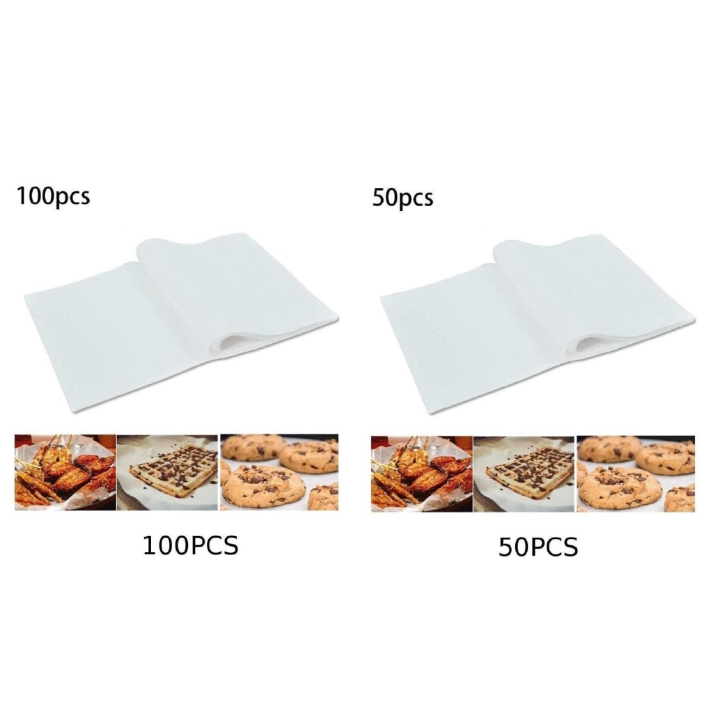 Baking Paper Bread Oil Absorption Pastries Liners Party 50100pcs ...