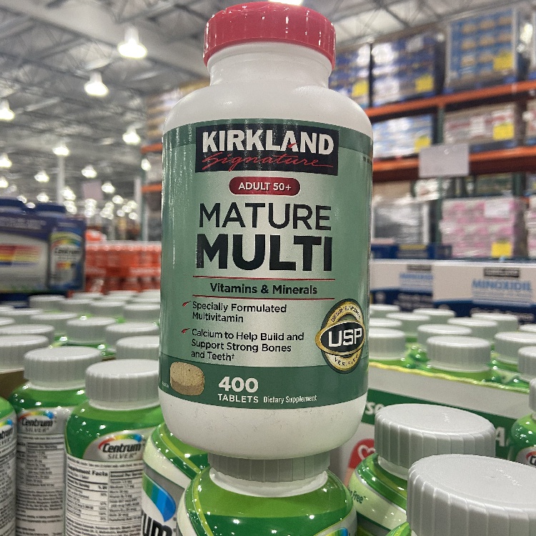 kirkland Mature Multi Vitamin Adult 50 400 Tablets เคิร์กแลนด์วิตามิน ...