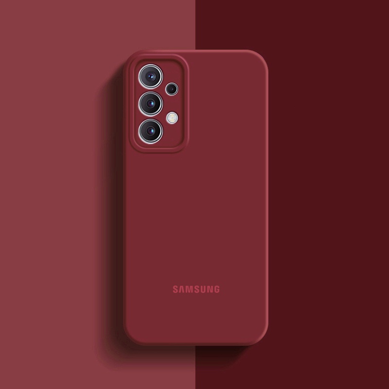 Solid Color Soft Camera Case Samsung Galaxy A73 A53 A33 A23 A03 A03S ...