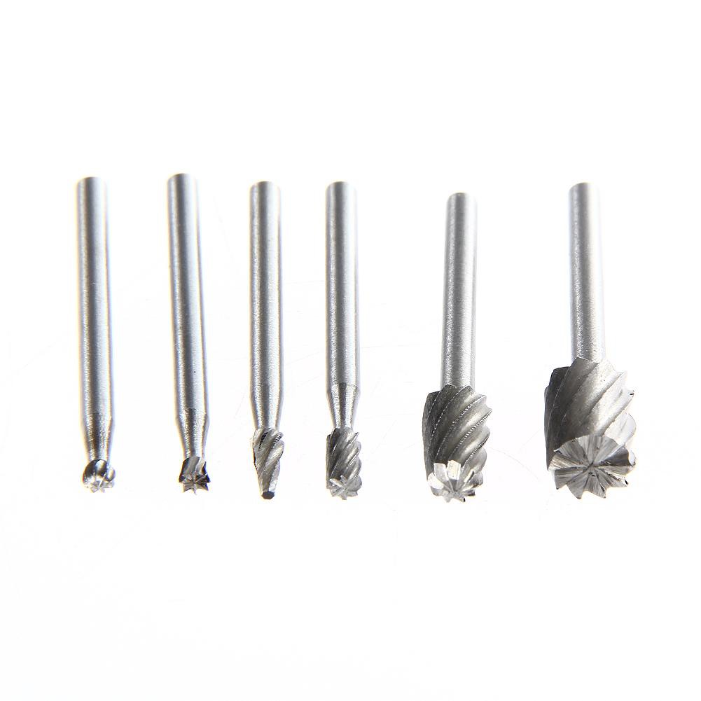 6Pcs Rotary Tool Mini Drill Bit Set Cutting Tools for Wood Carving ...