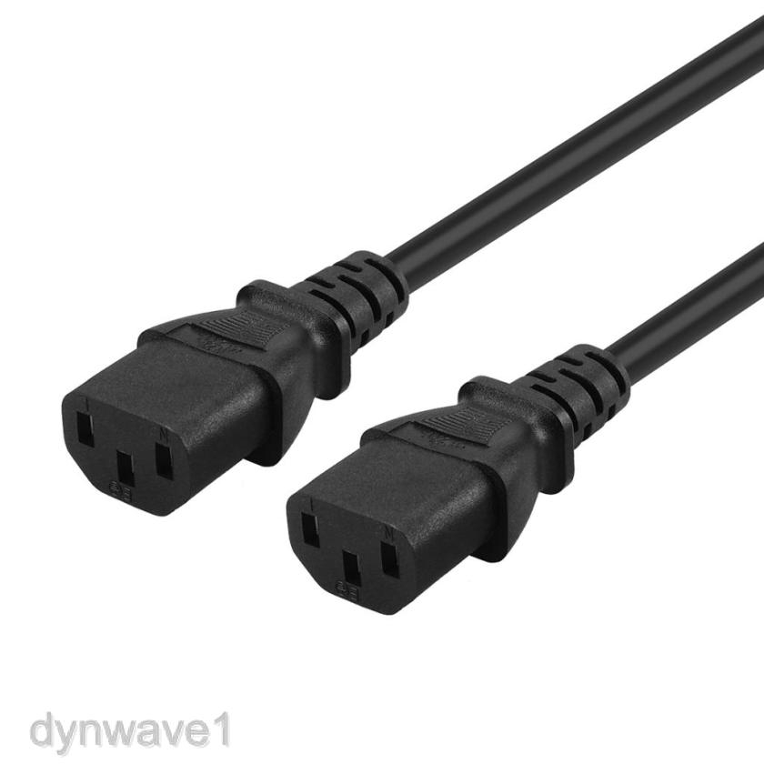 DYNWAVE1 IEC320-C14 to 2C13 Y-shaped Power Cord 1-to-2 Cable Male to ...
