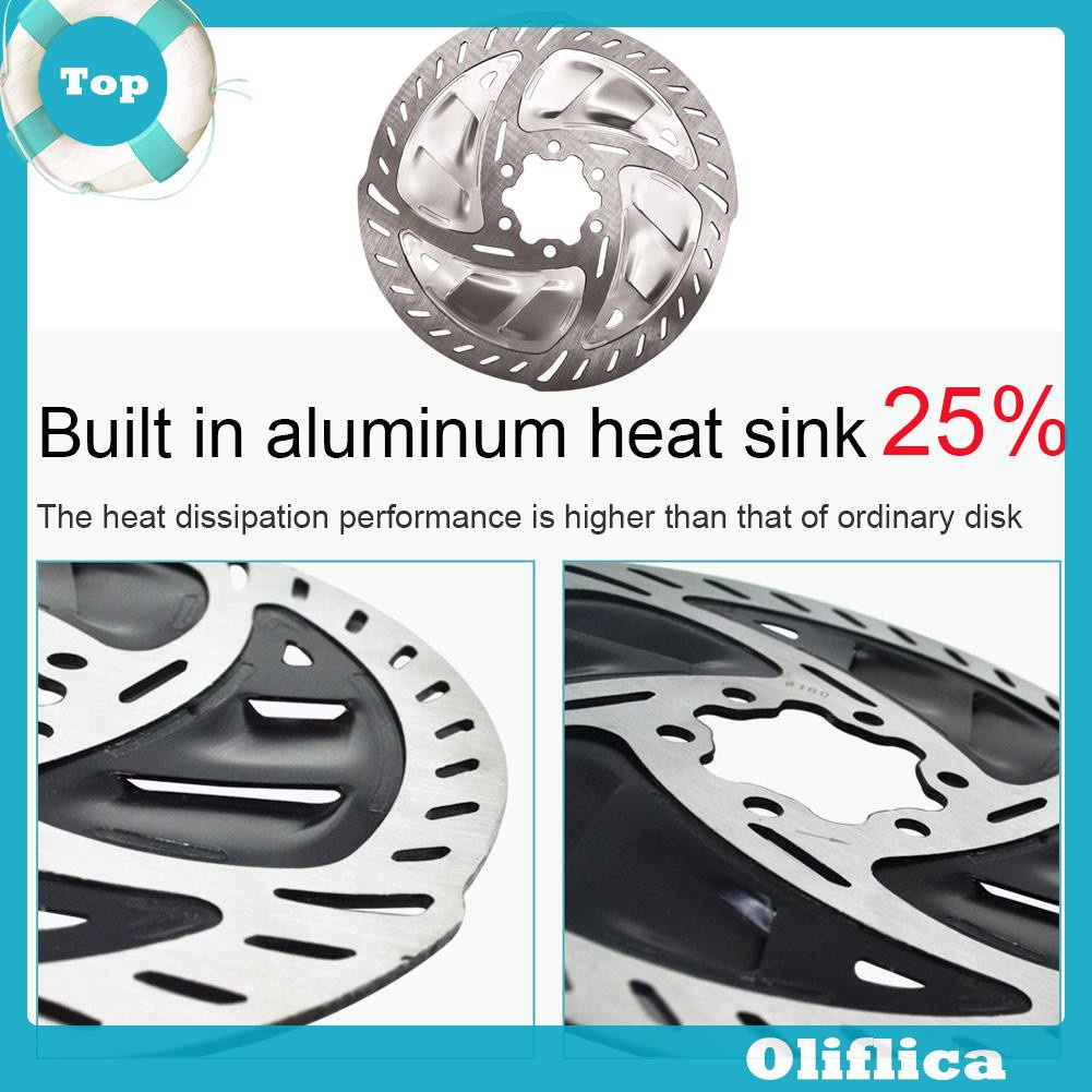 OLIF Bike Radiator Fin Rotors MTB Road Cooling Fins Disc Brake with ...