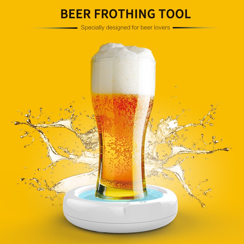 Beer Bubbler Household Supersonic Foaming Machine Portable Beer Foam ...