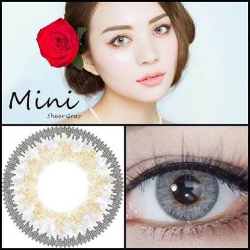 คอนแทคเลนส์star sheer gray มีสายตาและสายตาปกติพร้อมส่งกดสั่งได้เลย ...