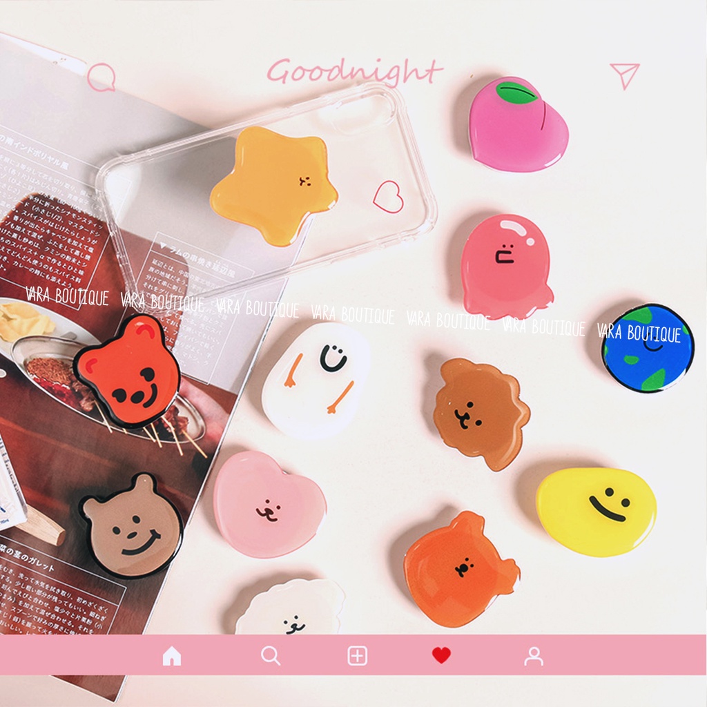 griptok กระจกหัวใจวิ้งๆ griptok mirror กริ๊บต็อก ตัวติดมือถือ - sixsix ...
