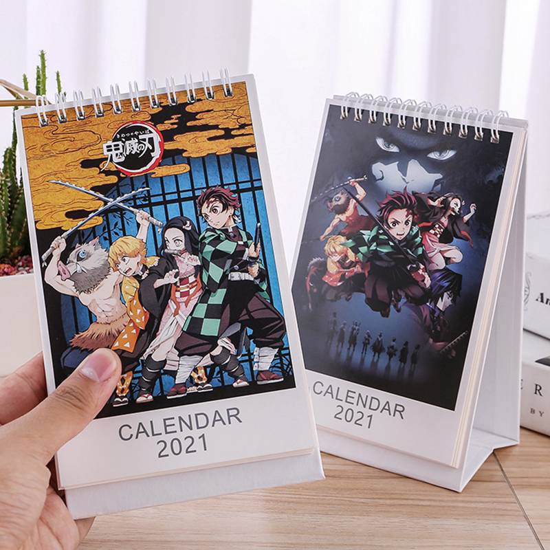 ปฏิทินตั้งโต๊ะขนาด 2021 Desk Calendar Demon Slayer Kimetsu no Yaiba ...