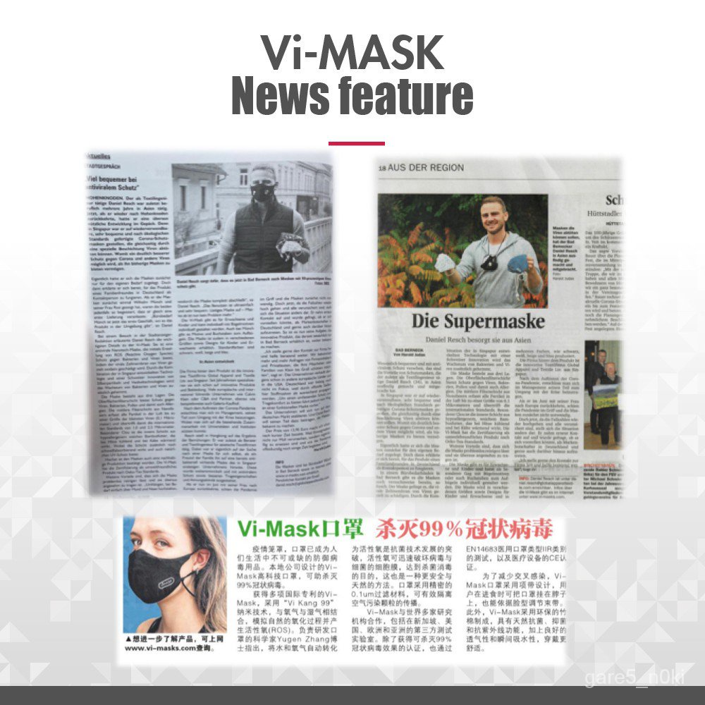 kmUt NEW ELITE SPORT EDITION Vi-Mask Adult Anti-Viral Nanotech Mask ...