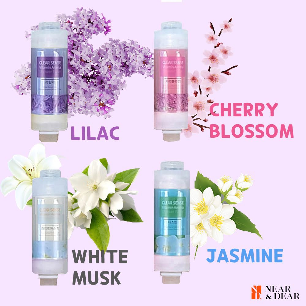 CLEAR SENSE // Vitamin Aroma Shower Filter (11 scents) Made in Korea ...