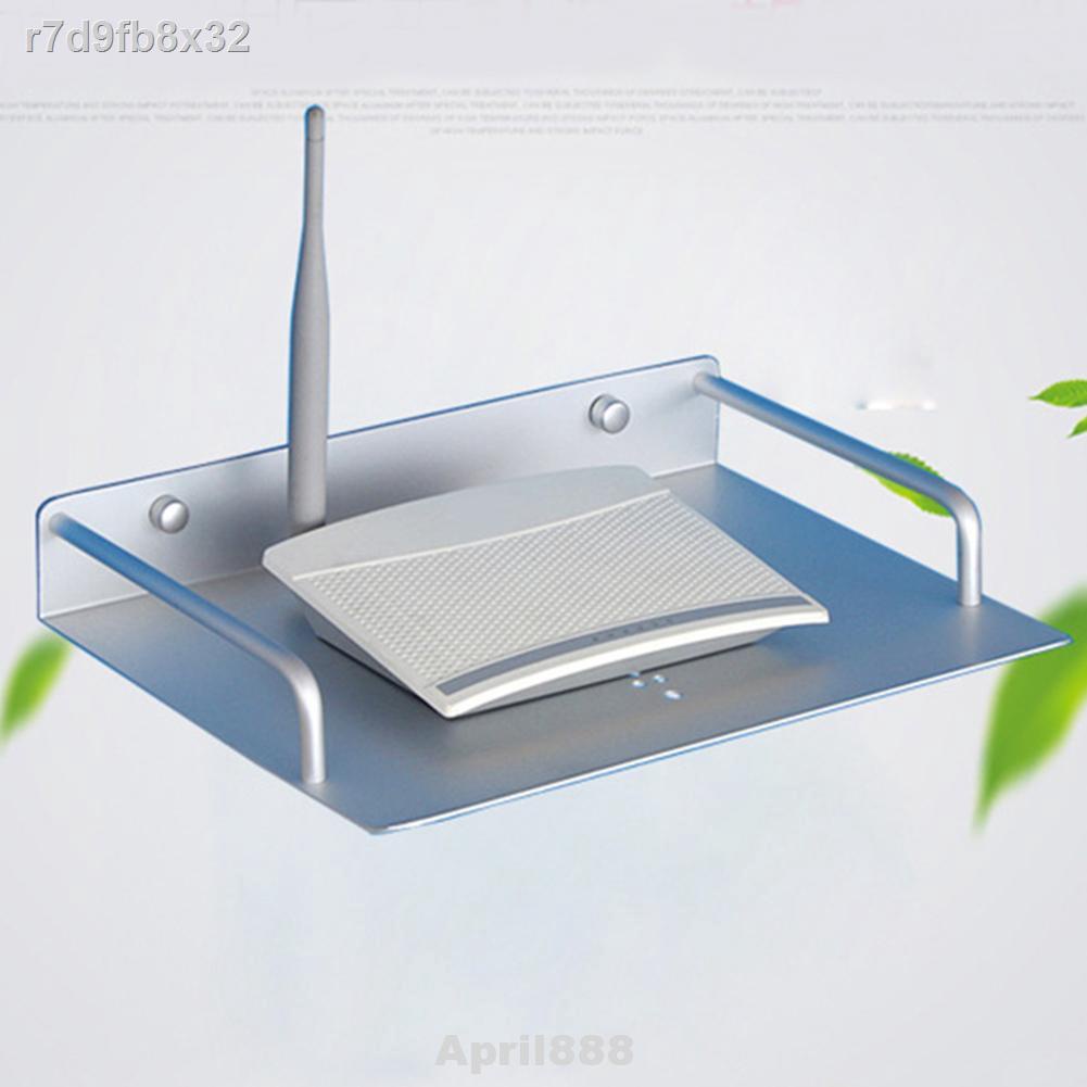 Non Drilling Mini PC DVD Player Router Space Saving Aluminum Holder TV ...