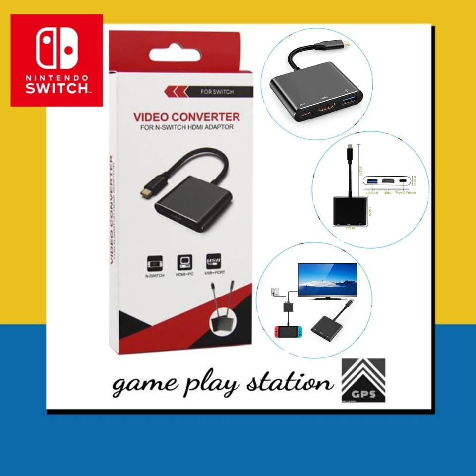 nintendo switch hdmi adaptor dock | Shopee Thailand