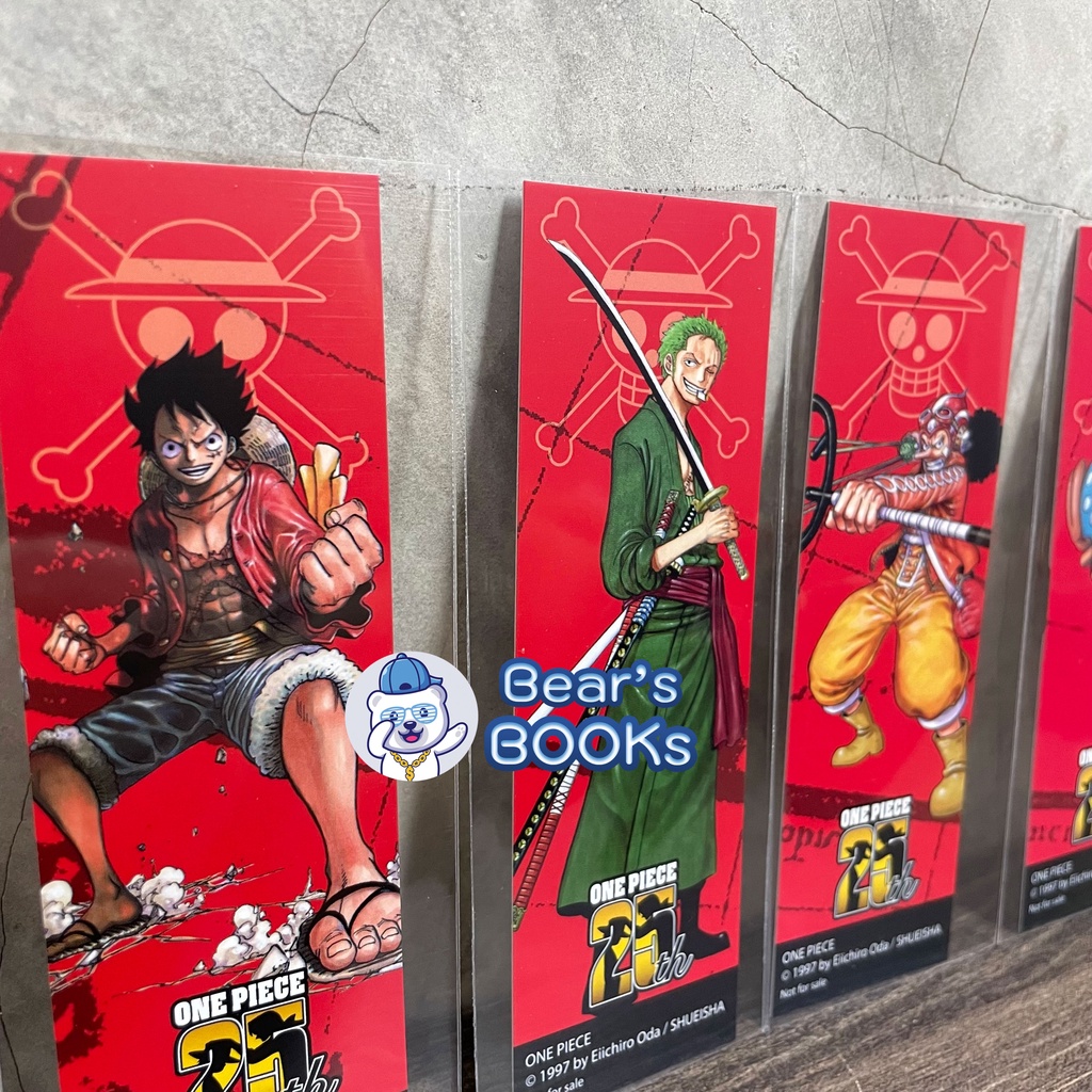 พร้อมส่ง Bookmark One Piece SET 1 SET 2 - ที่คั่น วันพีซ เซตละ 5 ลาย ...