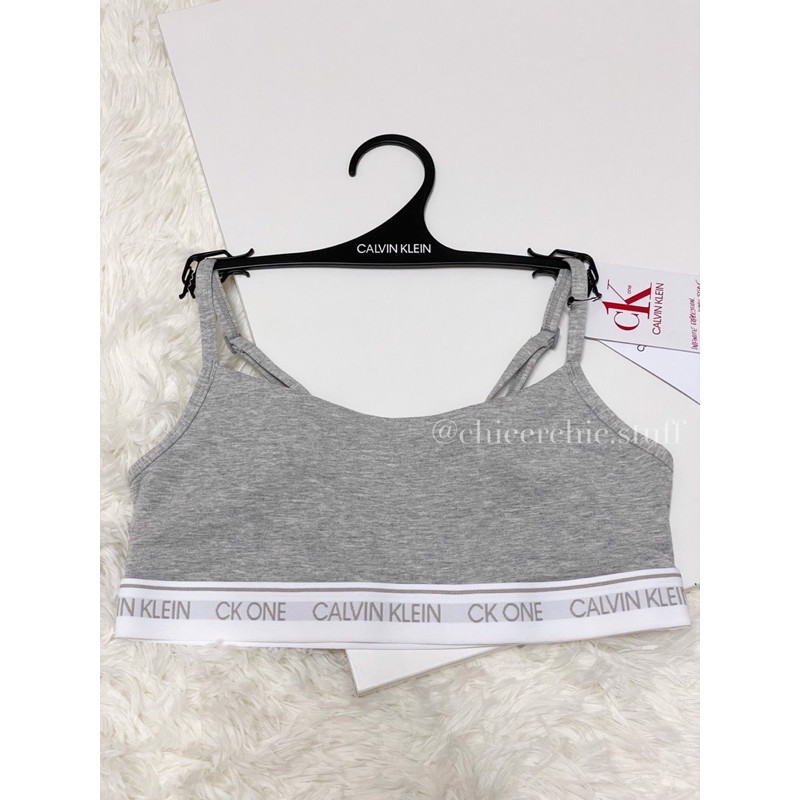 (พร้อมส่ง)Calvin Klein - CK One Bralette บราไม่มีฟองน้ำ - chicerchic ...