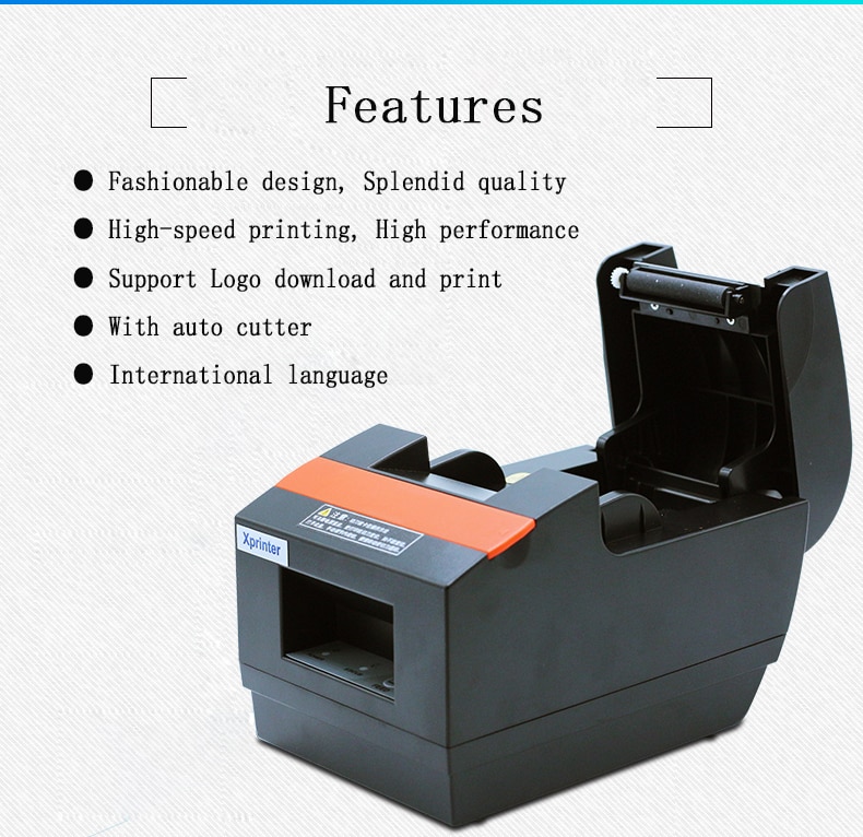 Xprinter 58mm thermal Receipt printer Bluetooth USB Port POS 58 Printer ...