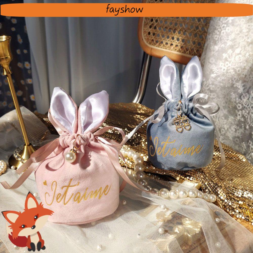 FAY Cute Gift Packing Bags Birthday Party Easter Rabbit Candy Bags ...