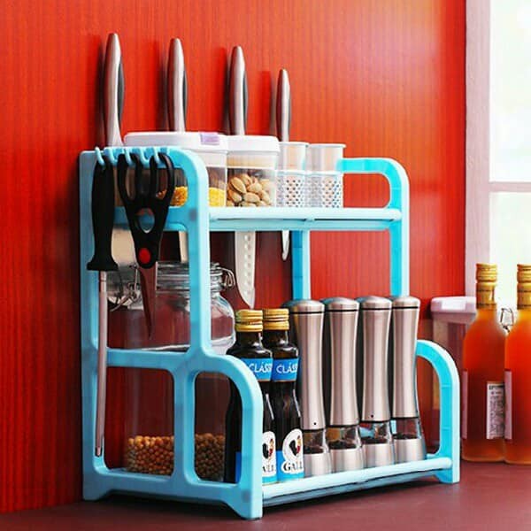 FREE SHIPPING 2 Tier Kitchen Organizer Storage Rack Rak Simpan Barang ...
