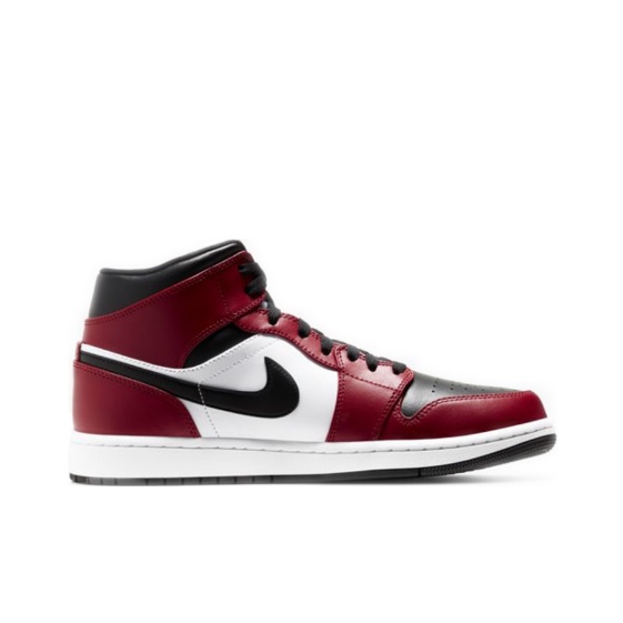 NIKE Air Jordan 1 Mid Gym Red Chicago Black Red Toe ร้านรองเท้า UUแท้ ...