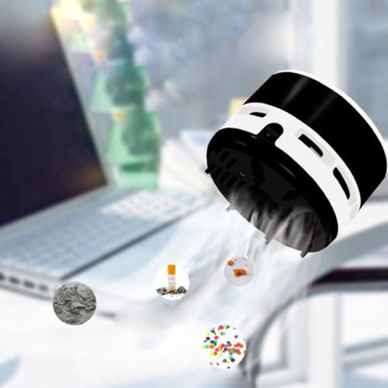 1X Vacuum Cleaner Office Car Desk Dust Cleaning Table Sweeper Desktop ...
