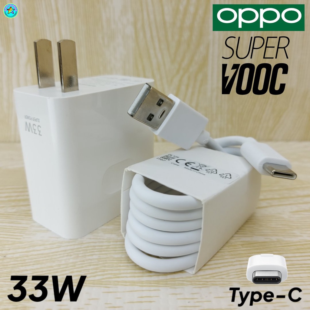 ที่ชาร์จ OPPO A74 4G 33W Type-C Super VOOC ออปโป้ หัวชาร์จ สายชาร์จ ...