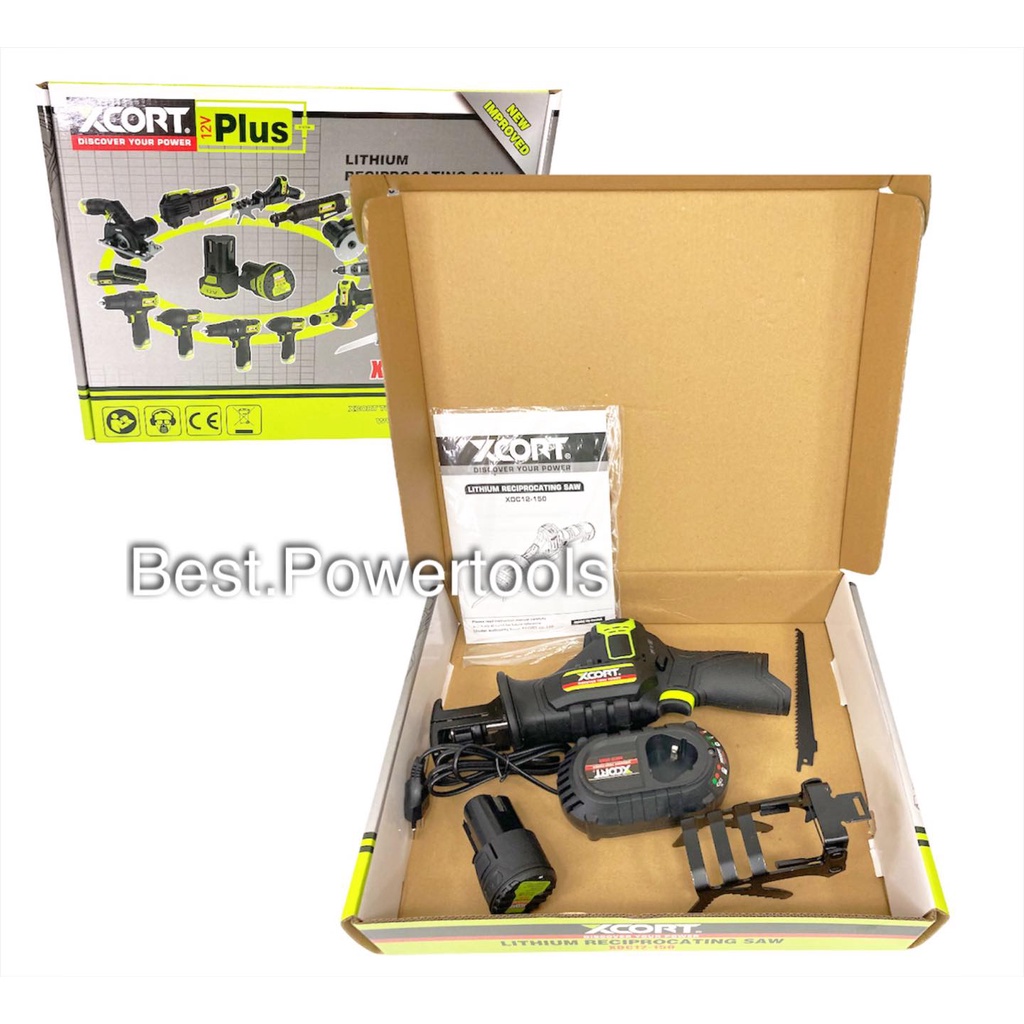 XCORT (SERIES 12) เลื่อยชักมินิไร้สาย 12V แบตลิเธียมไอออน เลื่อยชักขนาด ...