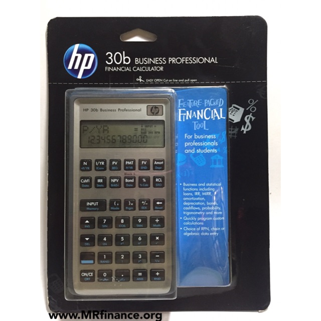 เครื่องคิดเลขทางการเงิน HP 30b ของใหม่ ของแท้ | Shopee Thailand