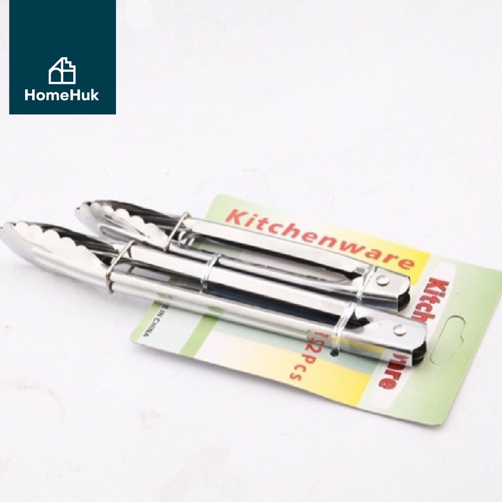 HomeHuk ที่คีบอาหารสแตนเลส มี 2 ขนาด - homehuk_official_shop - ThaiPick