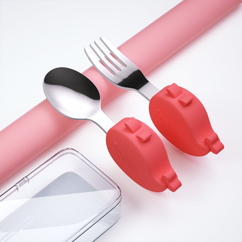 Explosive Ingelheim Baby Spoon Learn to Eat Silicone Training Spoon ...