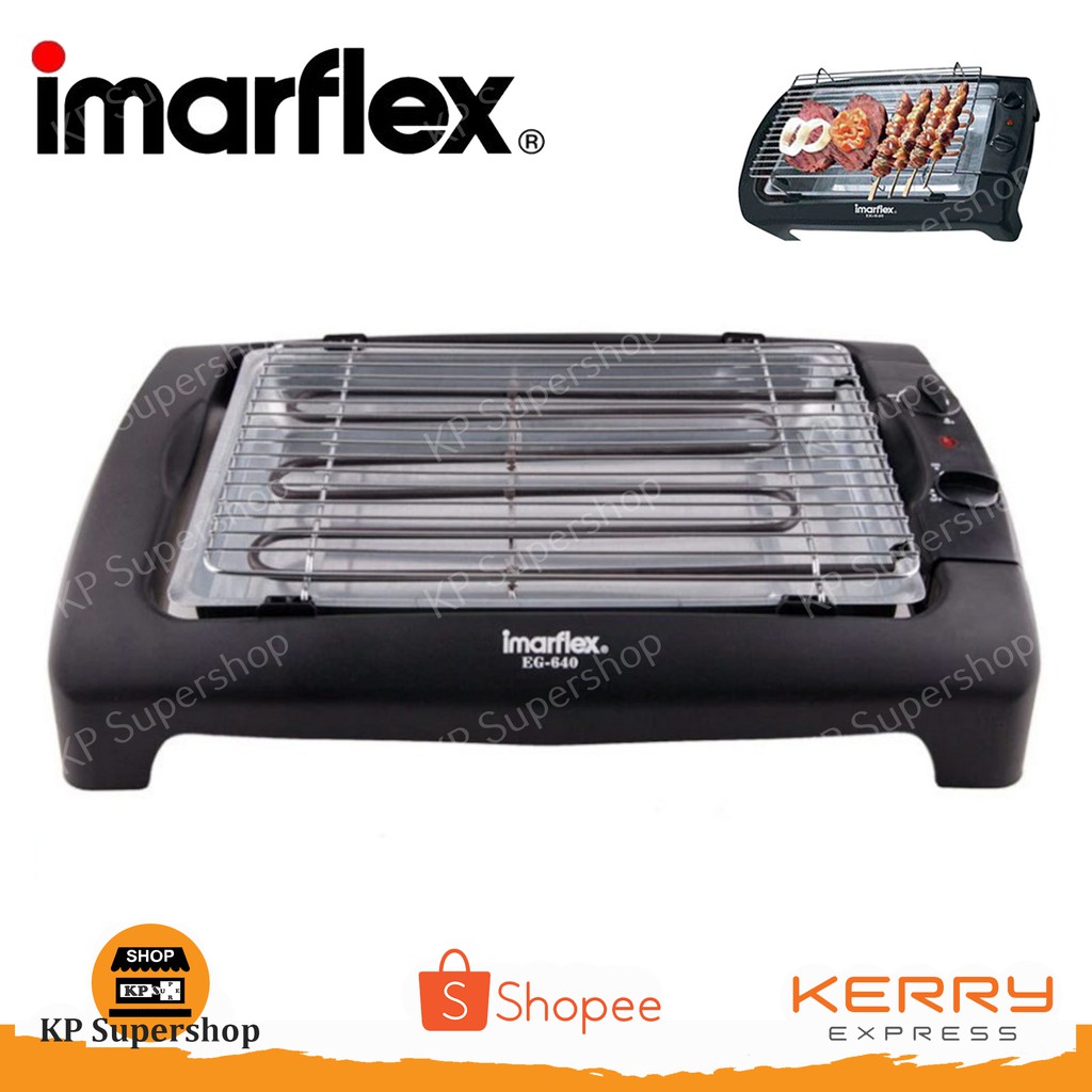 Imarflex(อิมาร์เฟล็กซ์) เครื่องปิ้งย่างอเนกประสงค์ รุ่น EG-640 กำลังไฟฟ้า 2200W เตาปิ้งย่าง ...
