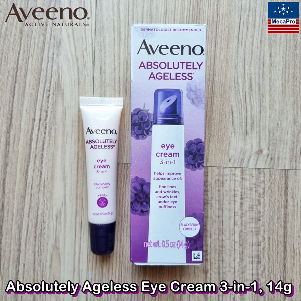 Aveeno® Absolutely Ageless® Eye Cream 3-in-1, 14g อาวีโน่ ครีมบำรุงรอบ ...