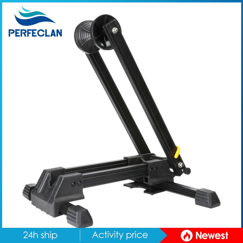 Folding Bicycle Parking Repair Floor Stand Rack Storage for Most Bike ...