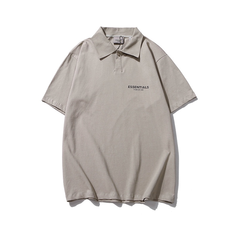 Essentials letter reflective T-shirt POLO lining short-sleeved FOG men ...