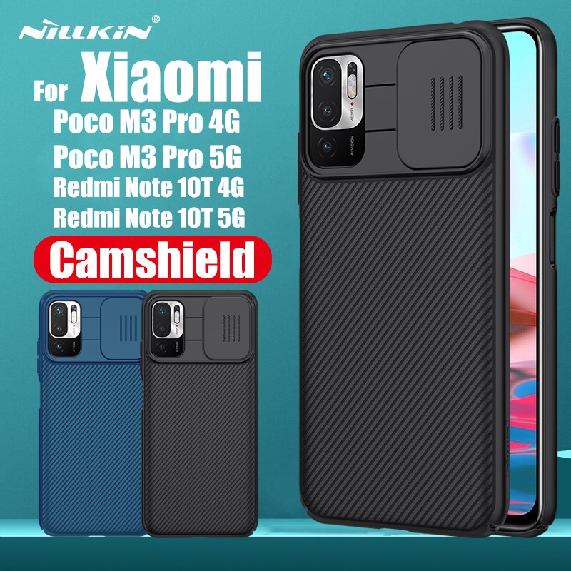 For Xiaomi Redmi Note 10T Case Nillkin CamShield Pro Camera Protection ...
