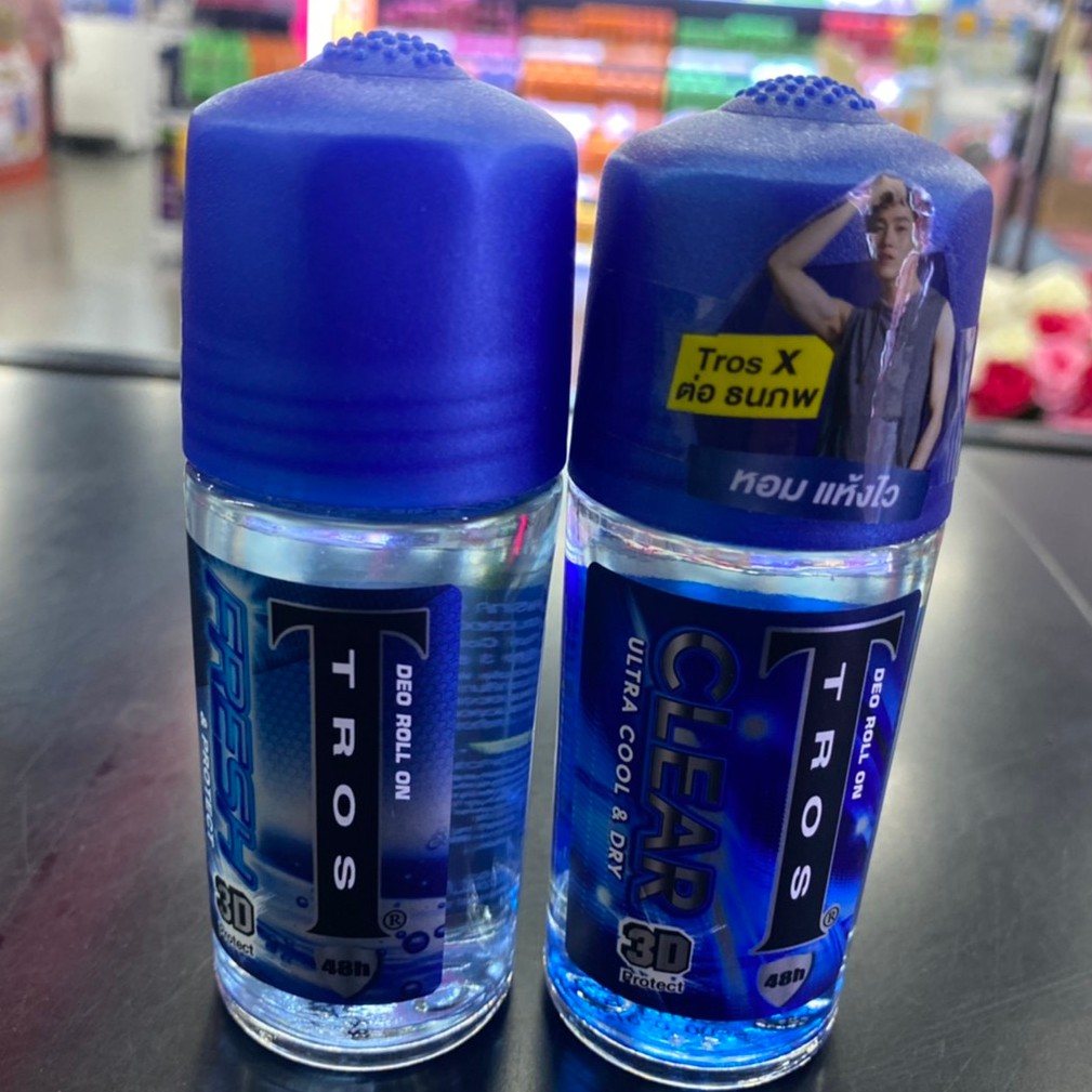 TROS Deo Roll On (45 ml) ทรอส ดีโอ โรลออน สูตรเย็นสดชื่น มี 2 สูตร - cosbeautystore - ThaiPick